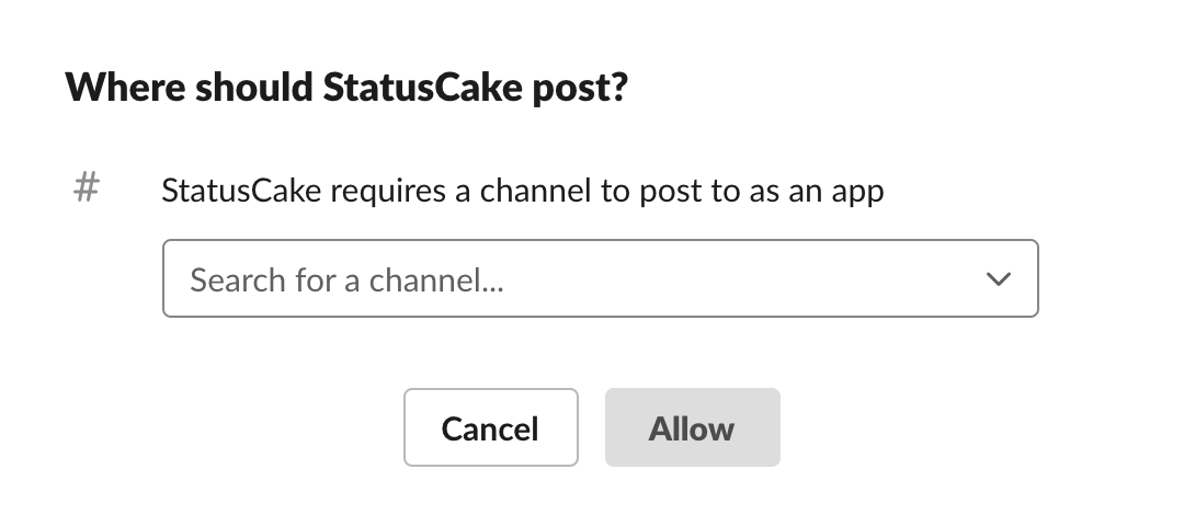 Using The Slack Integration - StatusCake Knowledge Base - Website ...
